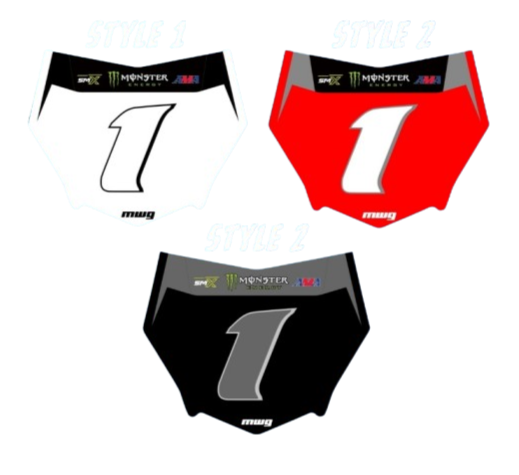 Motocutz Factory #1 Plate Decal – TMXCUSTOMZ