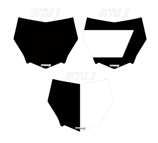 Basic Series Motocutz Plate decal – MW Graphics